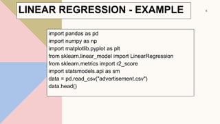Linear Logistic regession_Practical.pptx