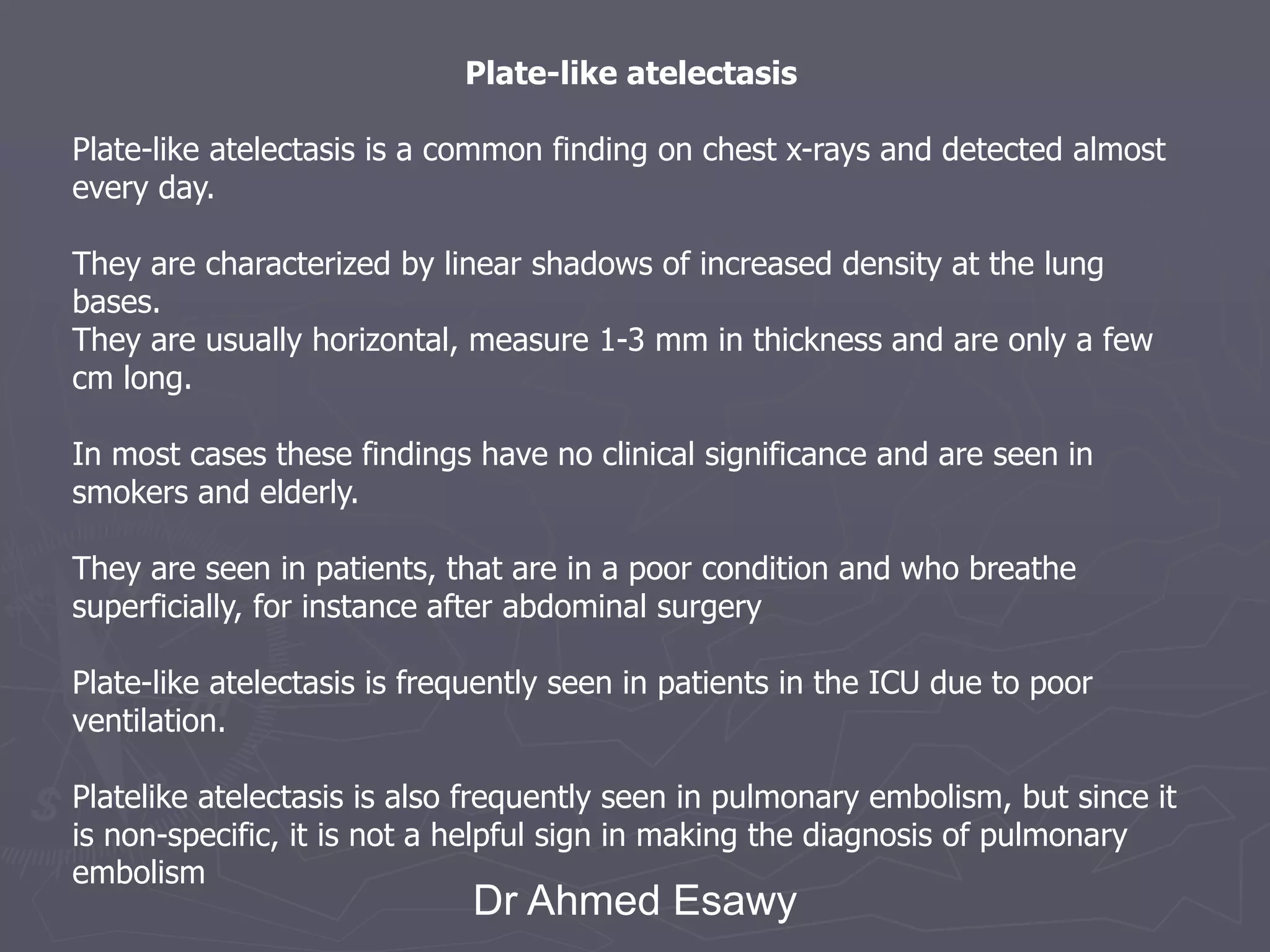Linear lung density x ray Dr Ahmed Esawy | PDF