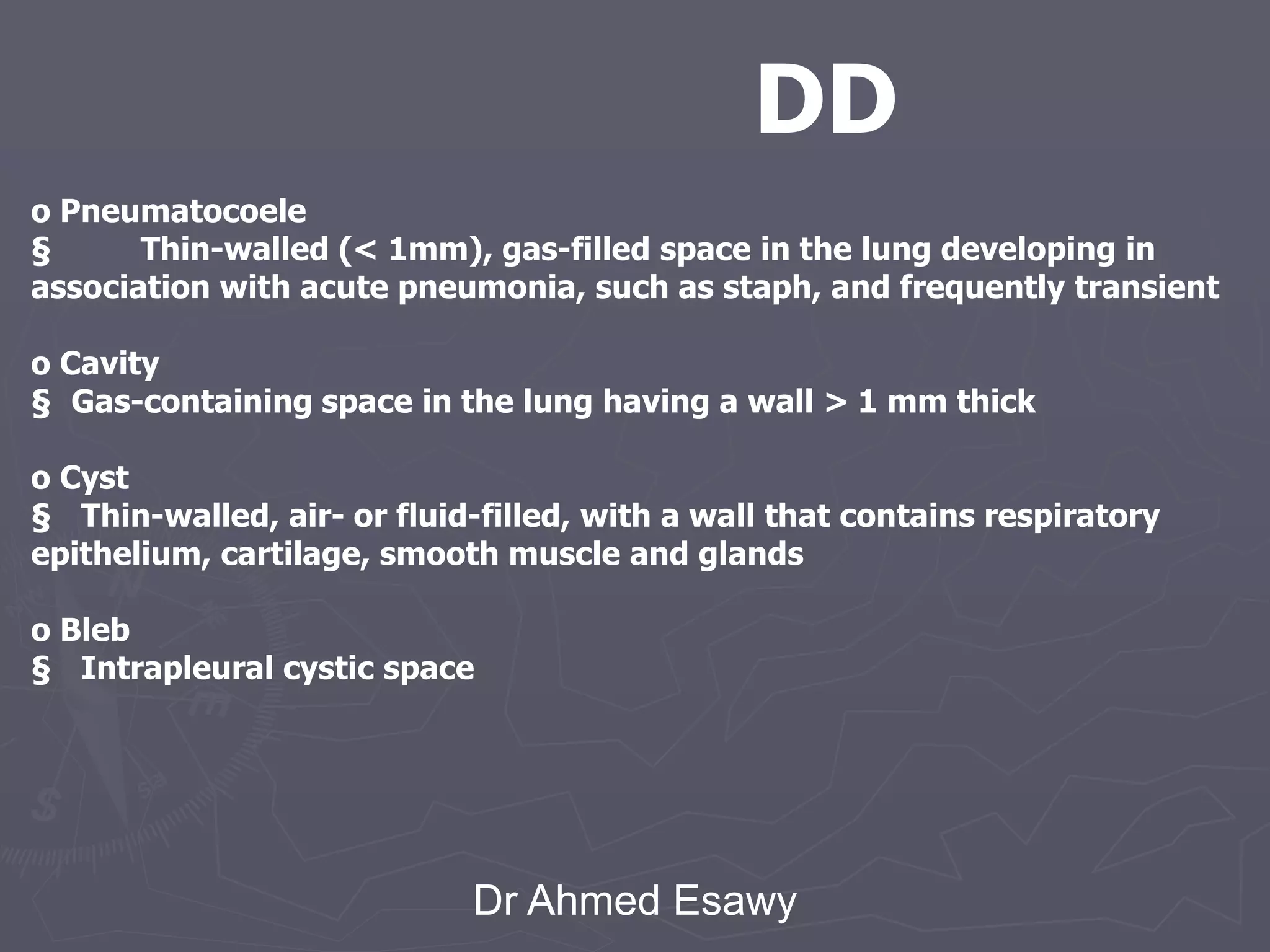 Linear lung density x ray Dr Ahmed Esawy | PDF