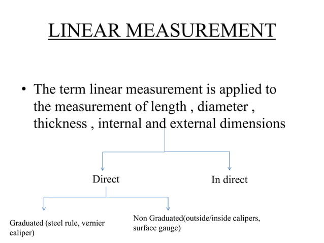 Linear measurement | PPT
