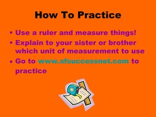 Linear measurement | PPT