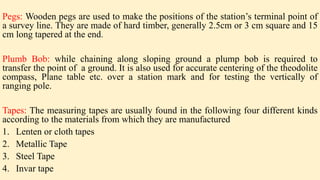 Surveying and Levelling | PPTX