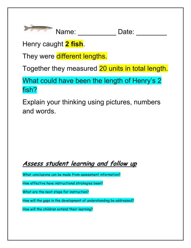 Linear measurement lessons | DOCX