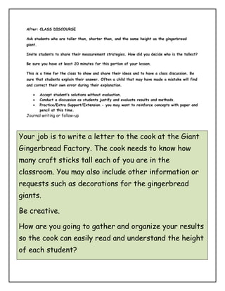 Linear measurement lessons | DOCX