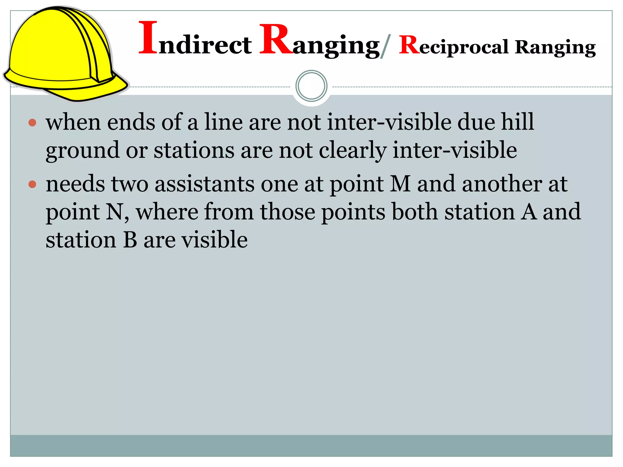 1.1 Linear measurement original: Chaining & Ranging | PDF