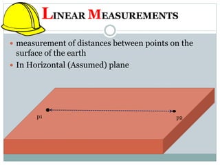 1.1 Linear measurement original: Chaining & Ranging | PDF