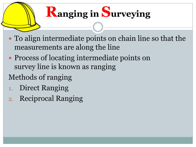 1.1 Linear measurement original: Chaining & Ranging | PDF | Geography ...