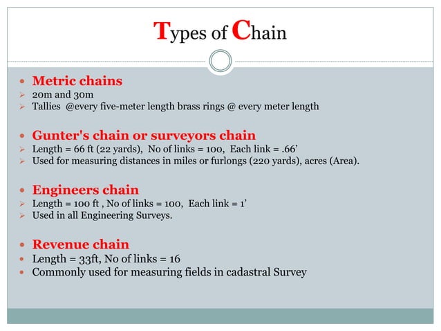 1.1 Linear measurement original: Chaining & Ranging | PDF | Geography ...