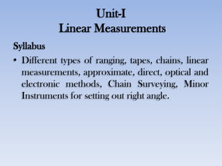 Linear Measurements | PPTX