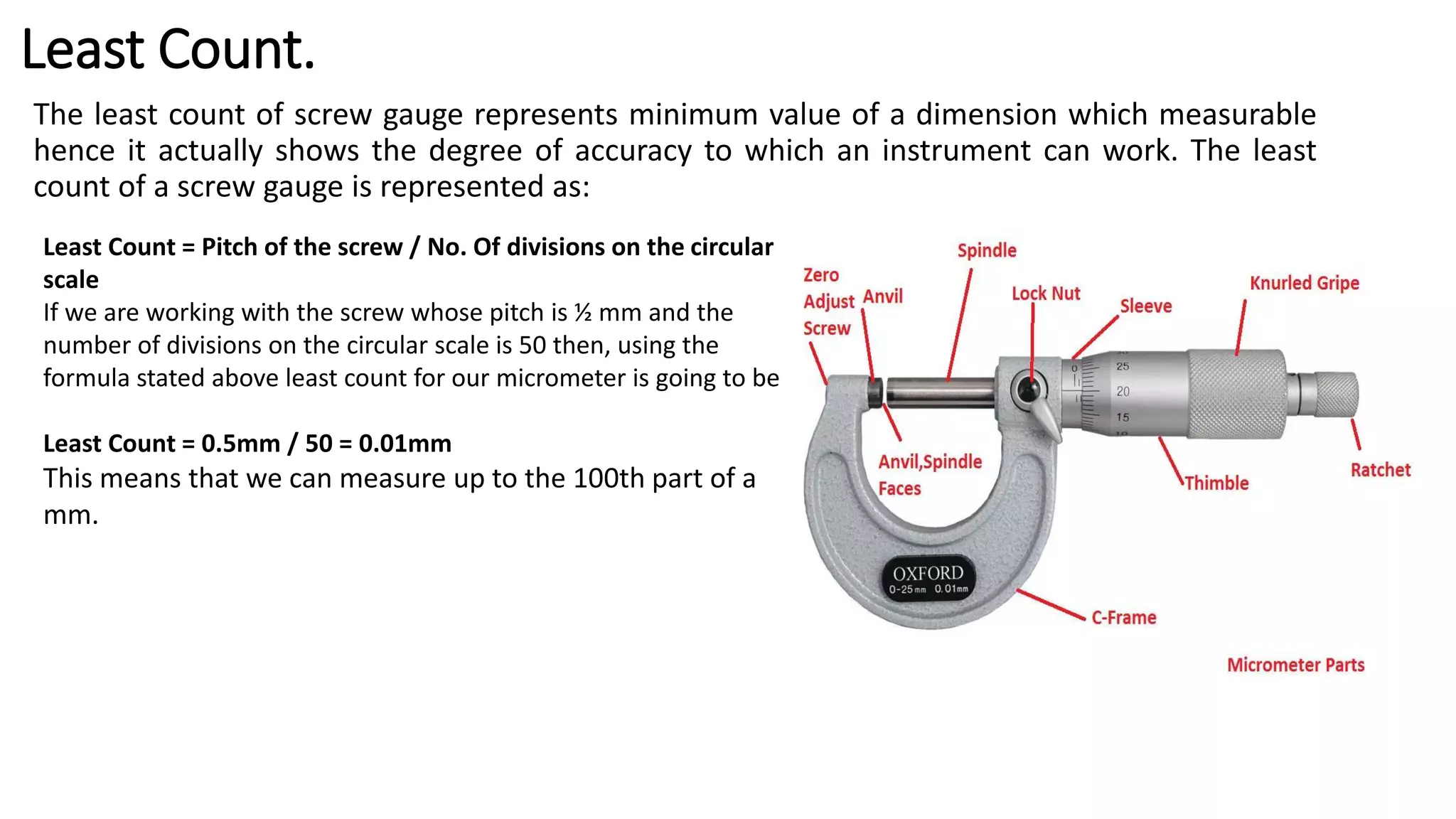 Linear measurements vernier and micro meter | PPTX