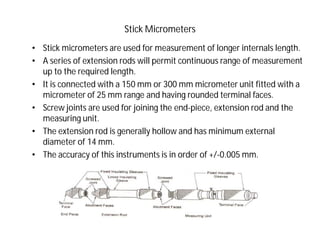 Linear measuring instrument | PDF