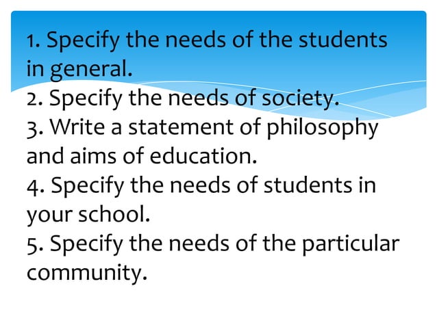 Linear model of Curriculum | PPTX | Educational Assessment | Education