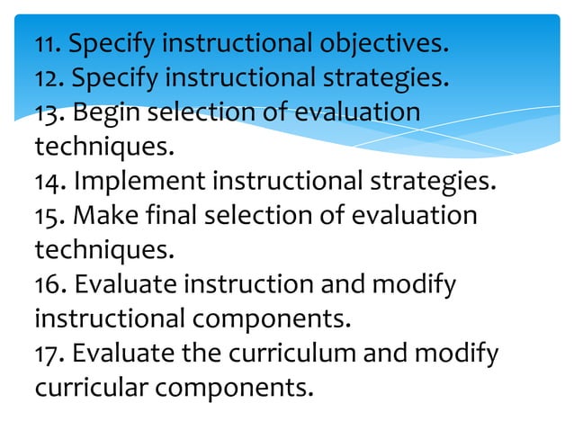 Linear model of Curriculum | PPTX | Educational Assessment | Education