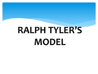 Linear model of curriculum development | PPTX