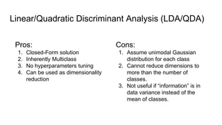 Linear models and multiclass classification | PPTX