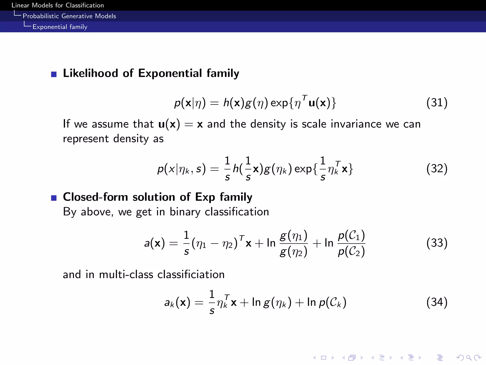 Linear models for classification | PDF