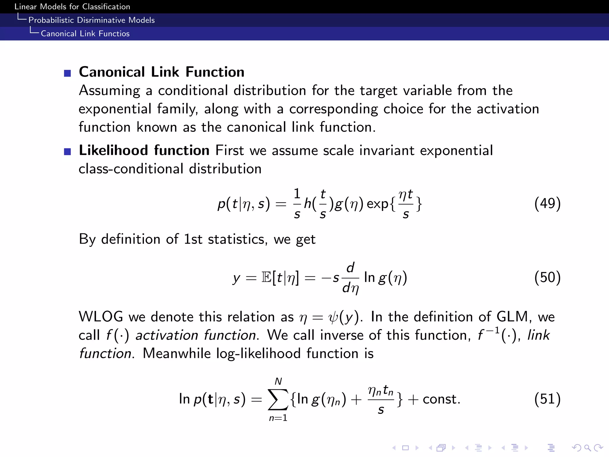 Linear models for classification | PDF