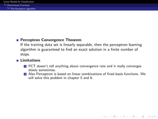 Linear models for classification | PDF