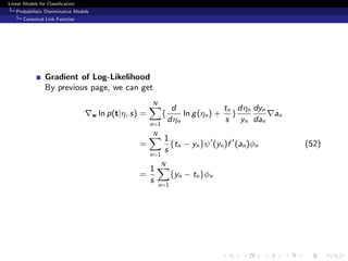 Linear models for classification | PDF