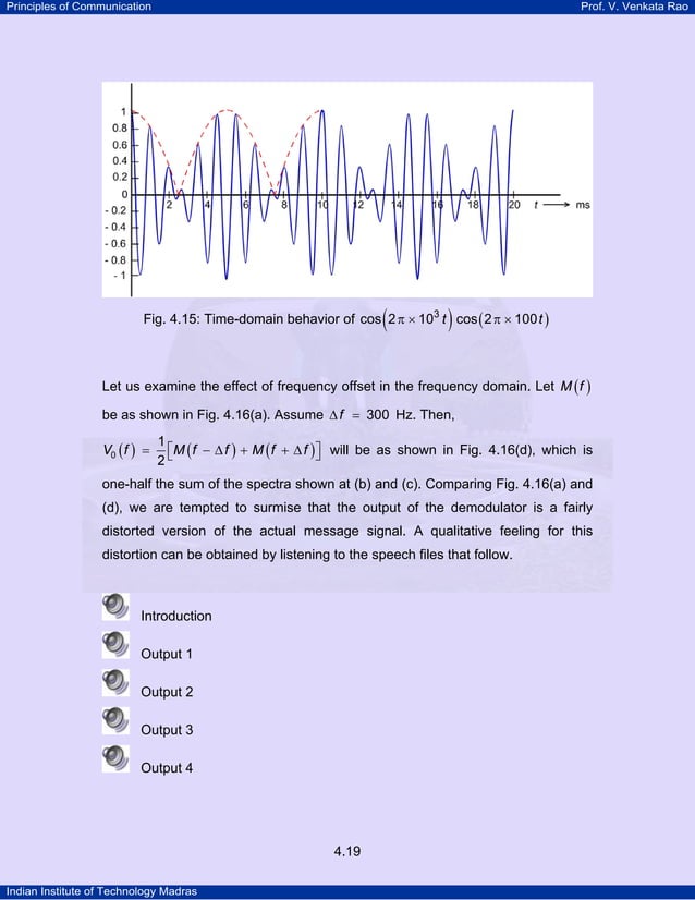Linear modulation | PDF