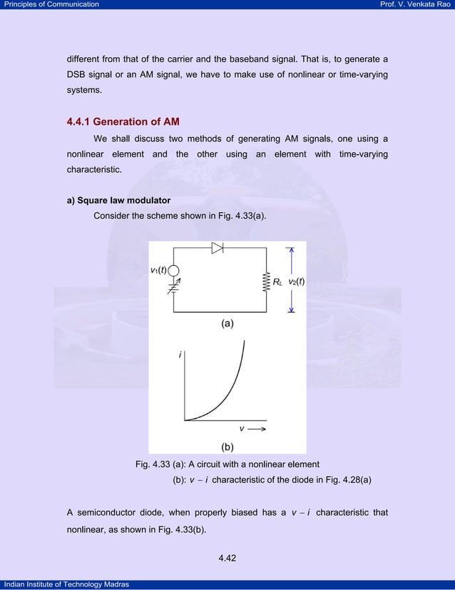 Linear modulation | PDF