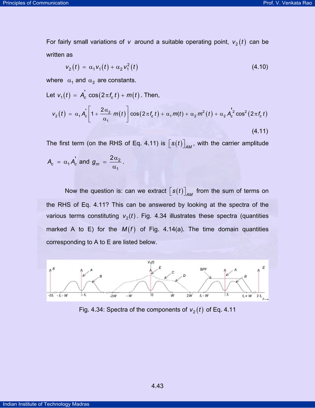 Linear modulation | PDF