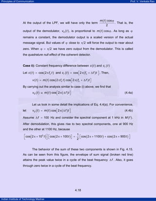 Linear modulation | PDF