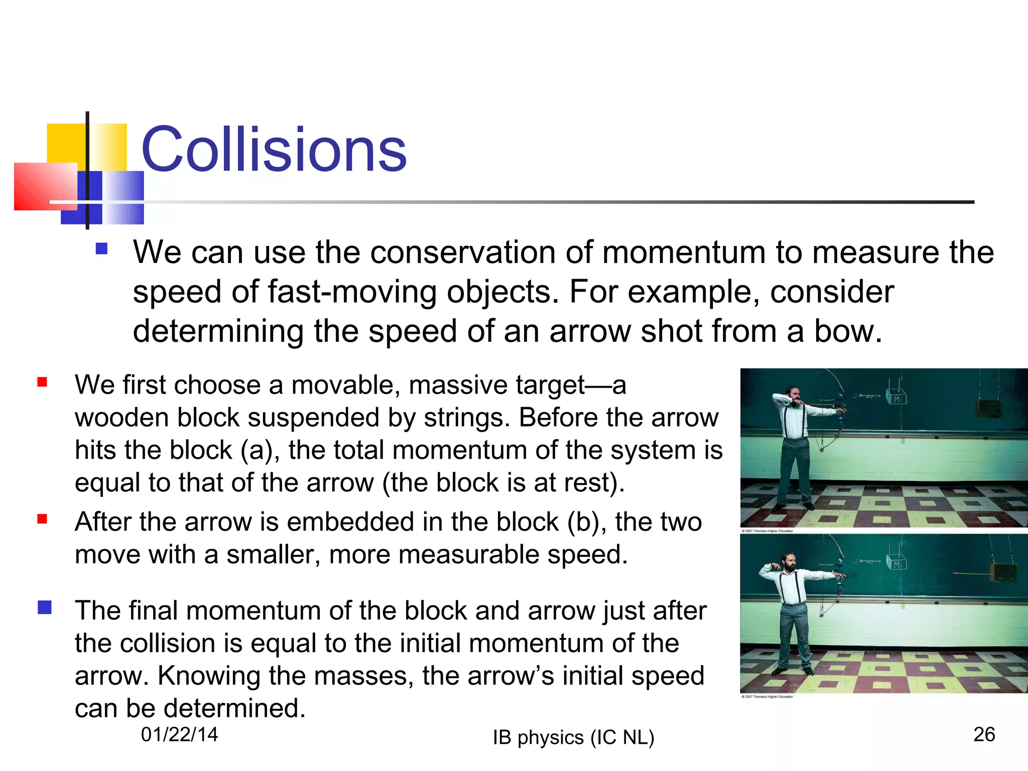 Linear momentum and collisions | PPT