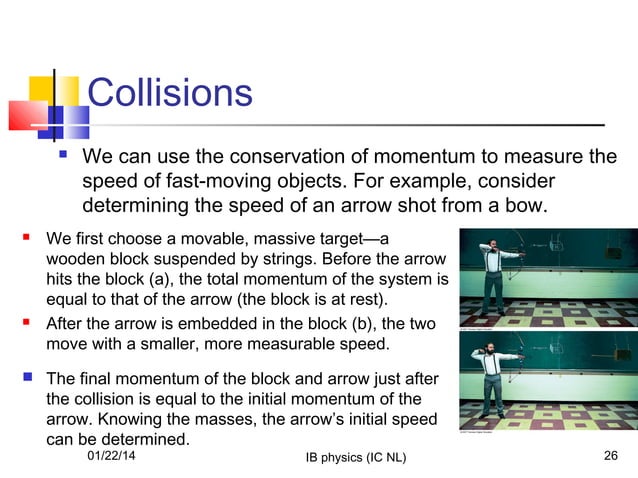 Linear momentum and collisions | PPT