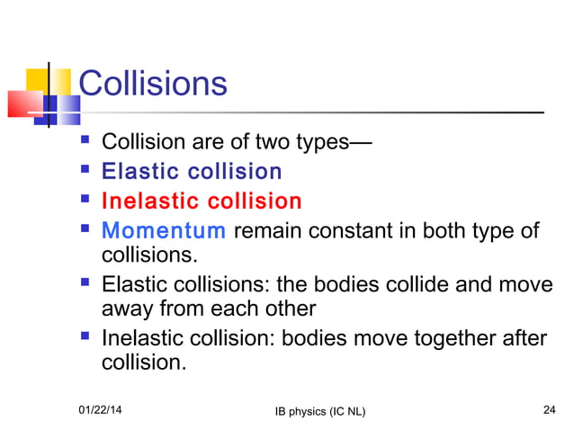 Linear Momentum And Collisions Ppt