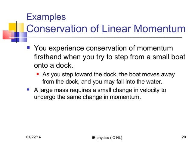 Linear Momentum And Collisions