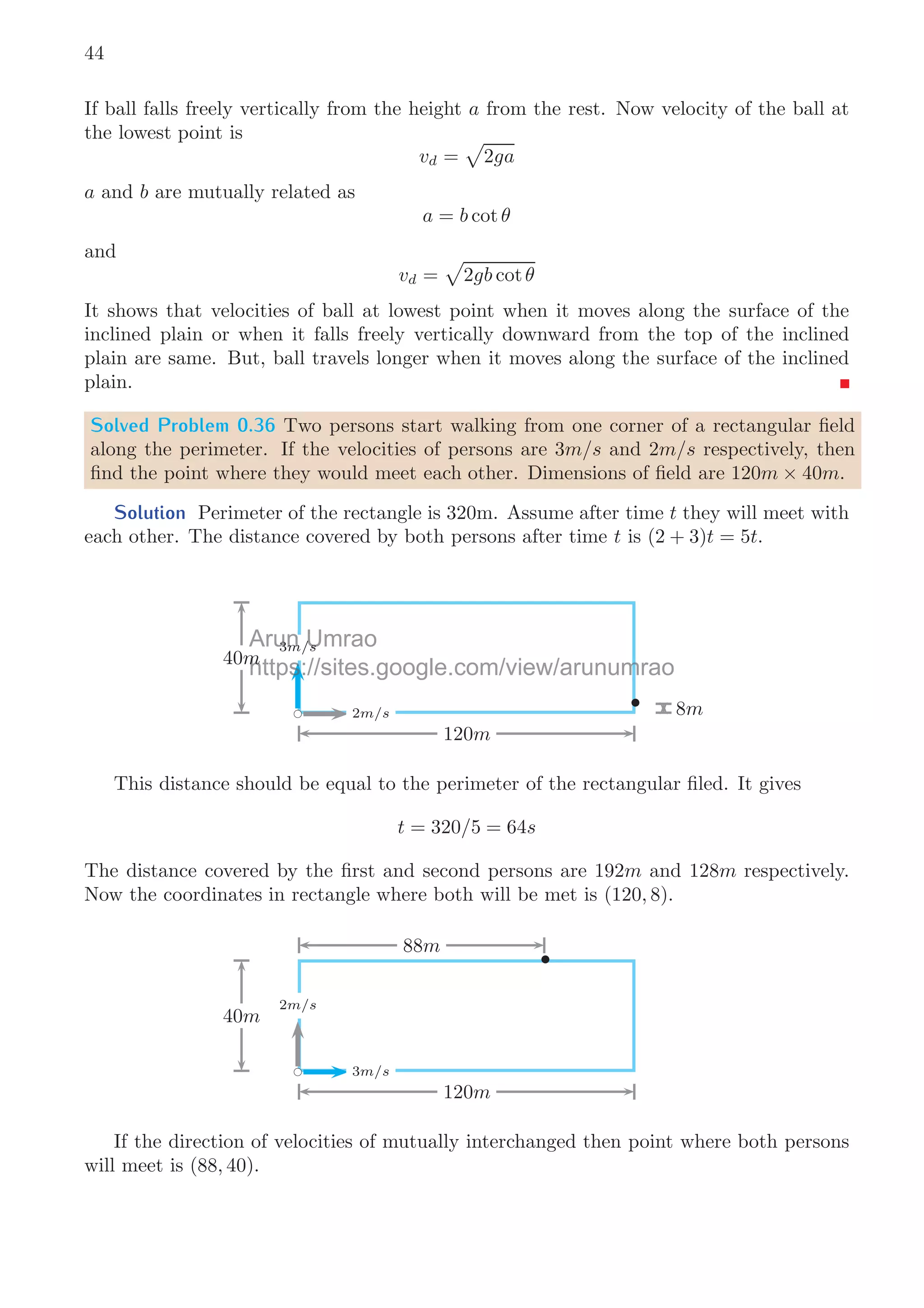 Principles of Linear Motion of Objects - Physics - Explained by Arun ...