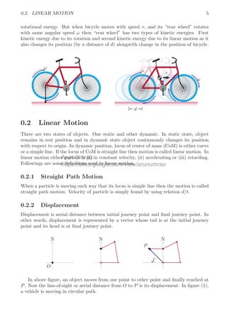 Principles of Linear Motion of Objects - Physics - Explained by Arun ...