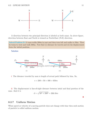 Linear Motion Physics
