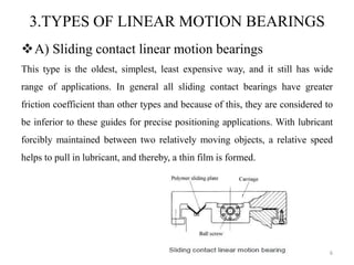 Linear motion guideways | PPTX