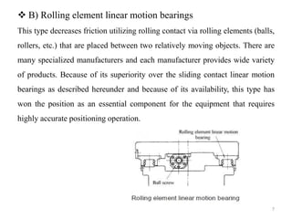 Linear motion guideways | PPTX