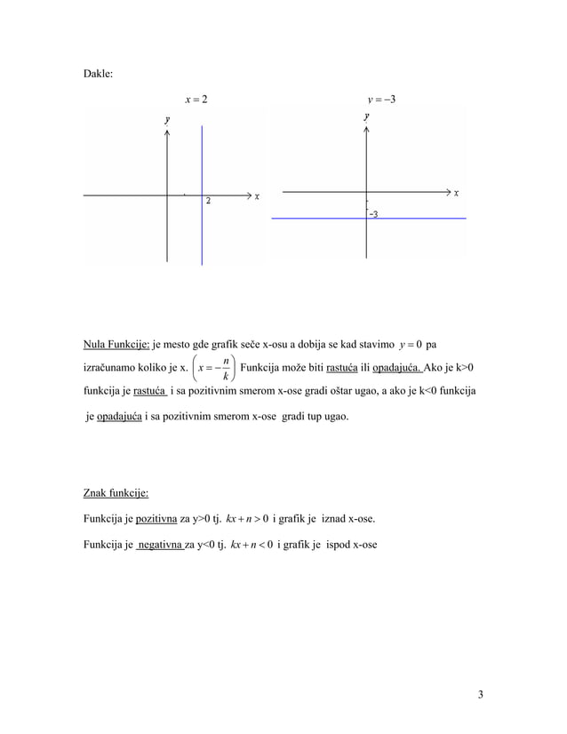 Linearna funkcija i_njen_grafik | PDF