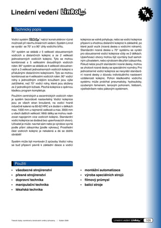 Lineární vedení Linrol | PDF