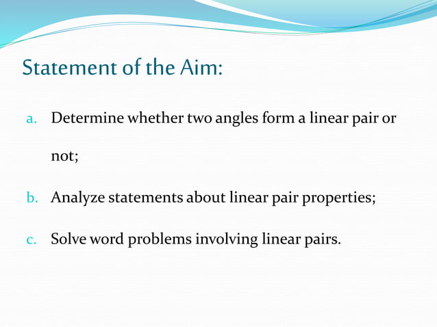 Linear pair | PPTX