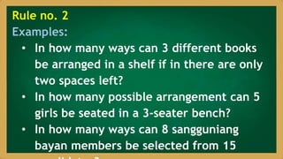 Linear Permutation - A Grade 10 lesson under the third quarter of ...