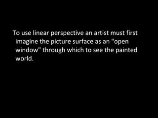 Linear perspective and the illusion of space | PPT