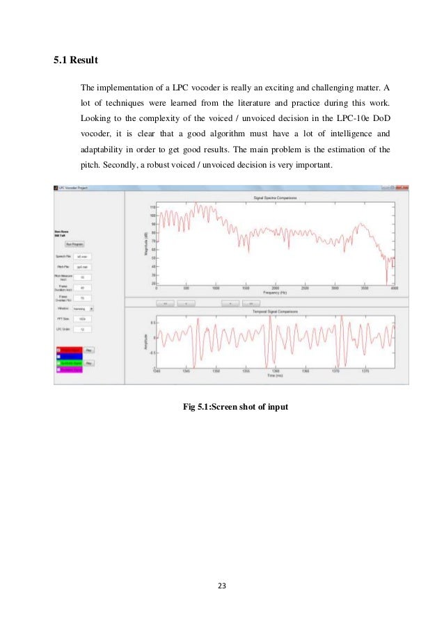 Linear Predictive Coding Documentation 9351