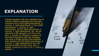Linear Algebra | PPT