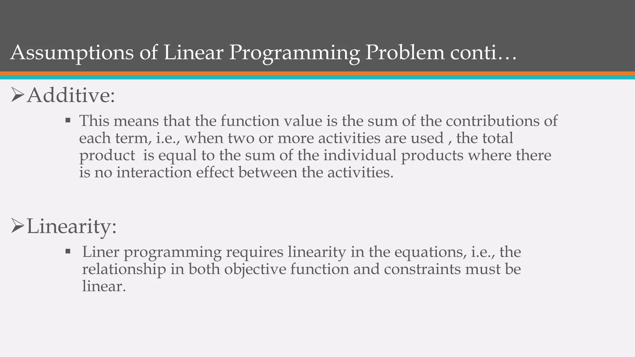 Linear programing | PPTX | Computing | Technology & Computing