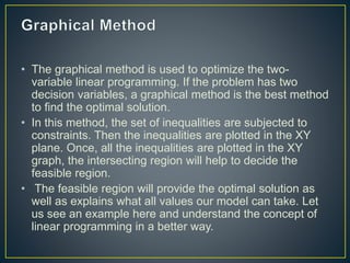 Linear Programing.pptx | Programming Languages | Computing