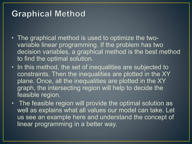 Linear Programing.pptx | Programming Languages | Computing