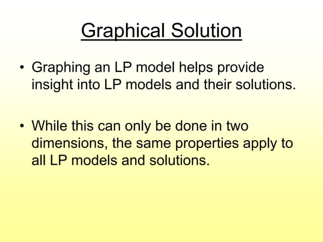 Linear Programing Problem Graphical Ppt 1119