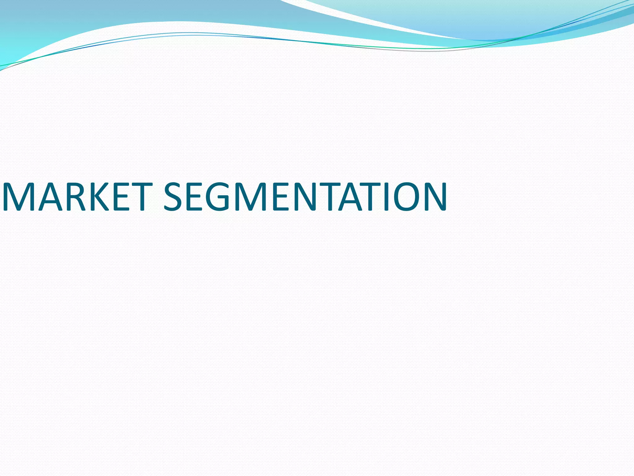 marketing segment | PPTX