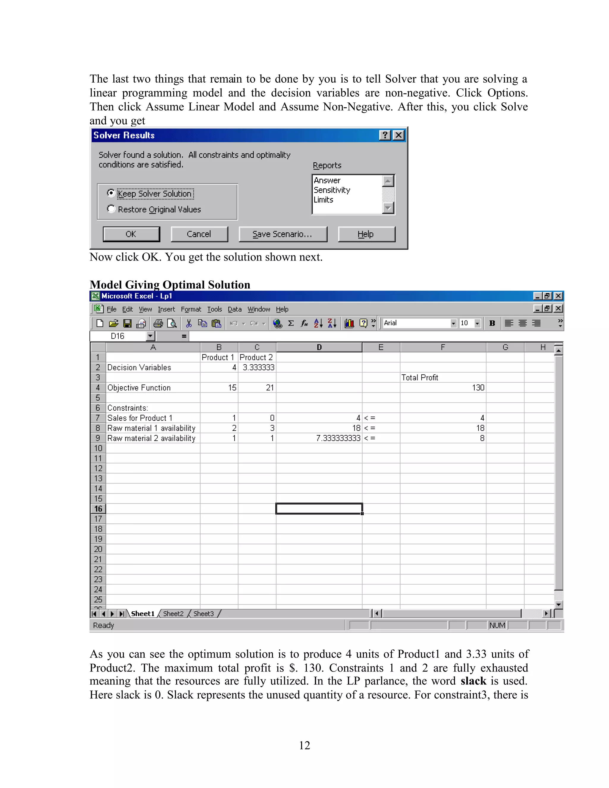 Linear Programming Module A Conceptual Framework Pdf