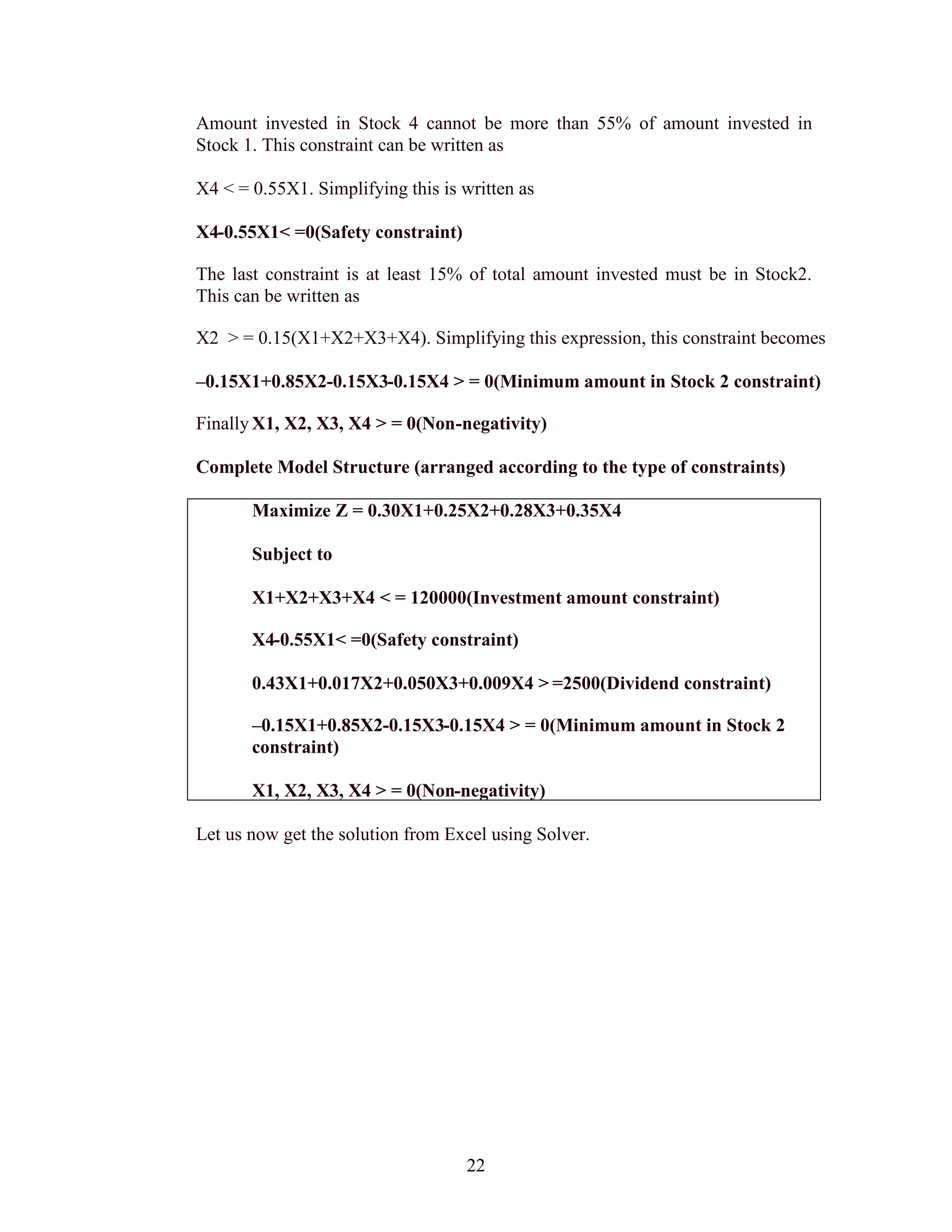 Linear Programming Module A Conceptual Framework Pdf